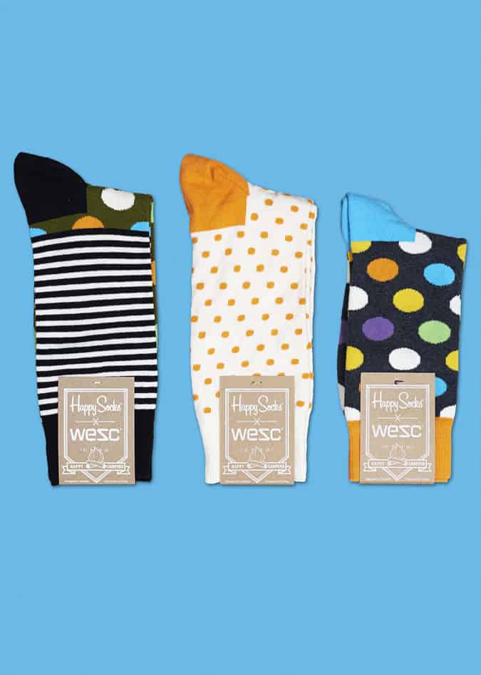WeSC x Happy Socks ‘League of Happy Campers’ Collection | FashionBeans