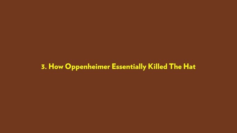 Oppenheimer’s Hat: From Stetson Joke to Atomic Icon | FashionBeans